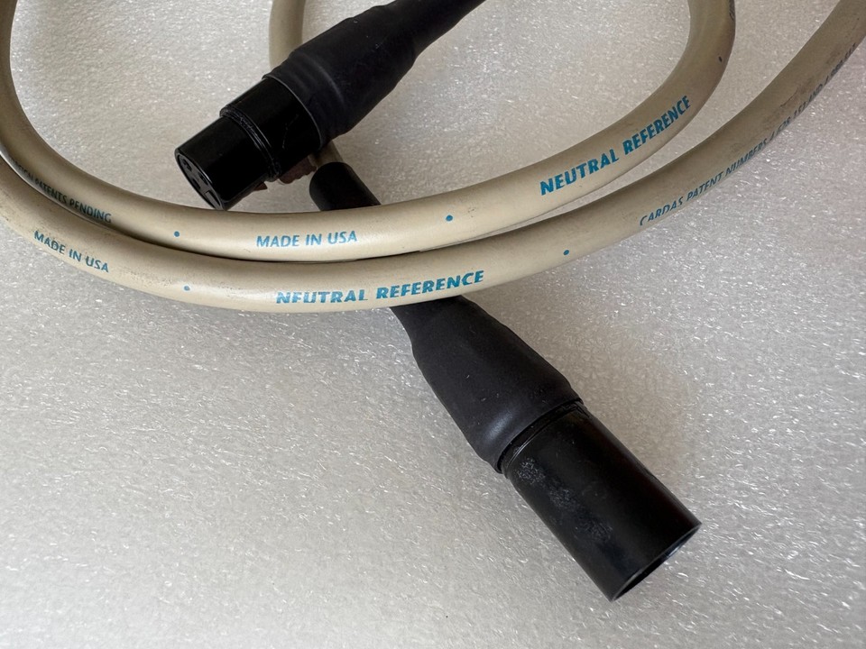 Cardas audio Neutral Reference Balanced XLR interconnect cable 1 meter ...