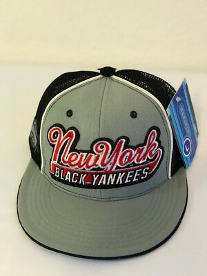 Negro League Baseball Cap, NY BLACK YANKEES, Blk/Gray | eBay