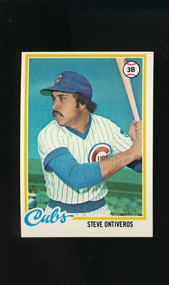1978 Topps #76 Steve Ontiveros * 3rd Base * Chicago Cubs * EX-MT * | eBay