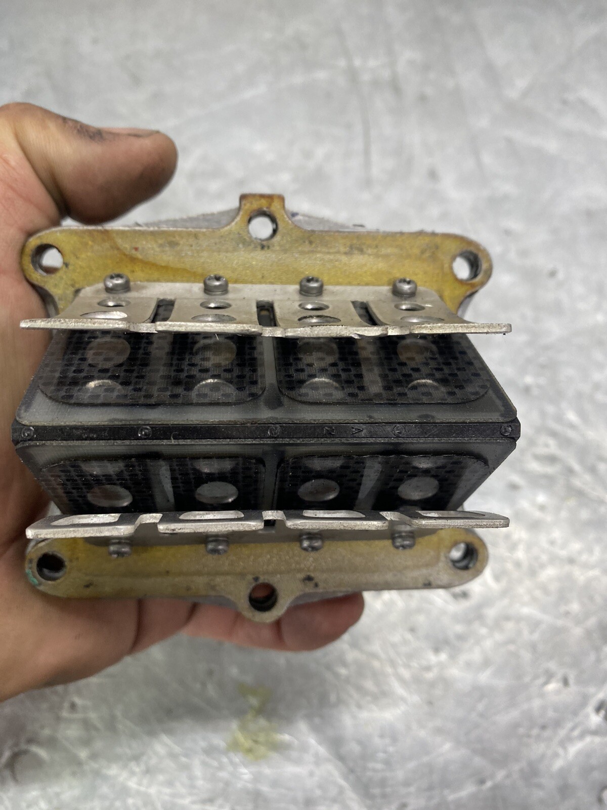 1991 91 Honda CR500 CR 500 Engine Cylinder Carb Reed Cage Boot Intake ...