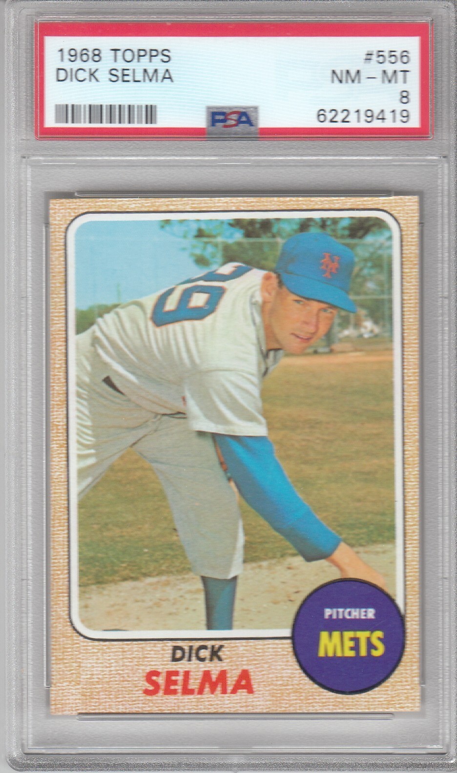 1968 Topps Baseball Dick Selma #556 (High Number) PSA 8 | eBay