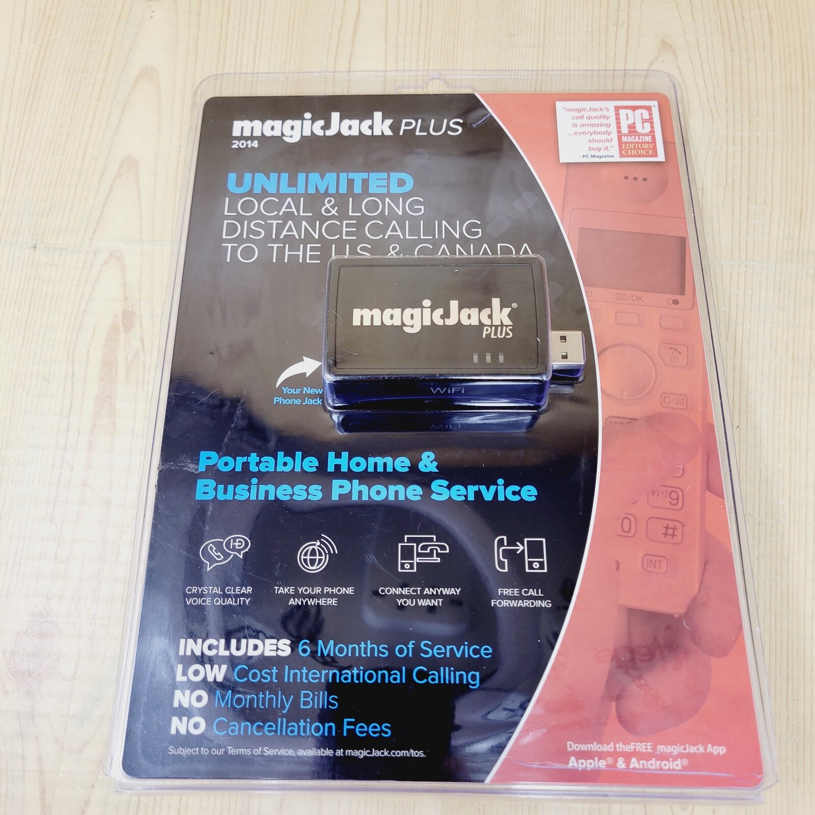 NEW/Sealed MAGIC JACK PLUS Free Local Long Distance Telephone Unit ...
