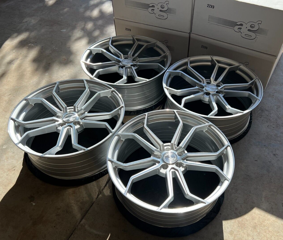 22 x 9 Avant Garde M632 R-Forged Wheel Set fits VW Atlas Audi Q7 A8 ...