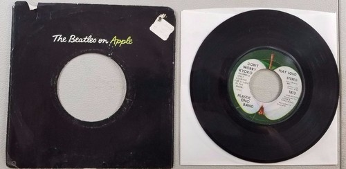 1813 THE BEATLES APPLE VINTAGE COLD TURKEY 45 RECORD RE13 | eBay