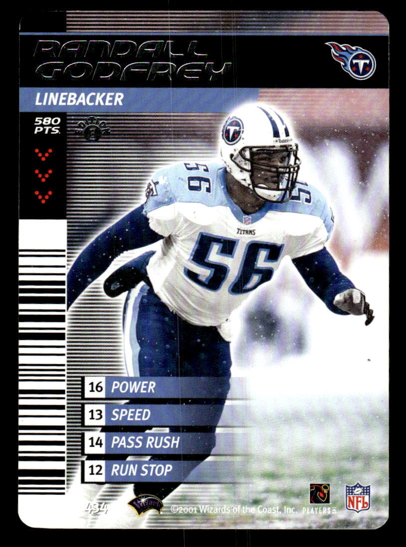 2001 NFL Showdown 1st Edition # randall godfrey | eBay