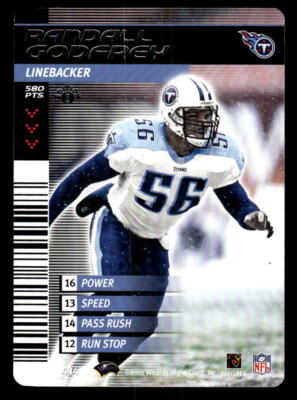 2001 NFL Showdown 1st Edition # randall godfrey | eBay