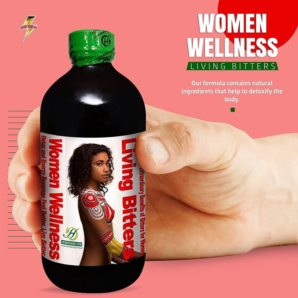 Women Wellness Living Bitters - Natural Detox and Digestive Support ...