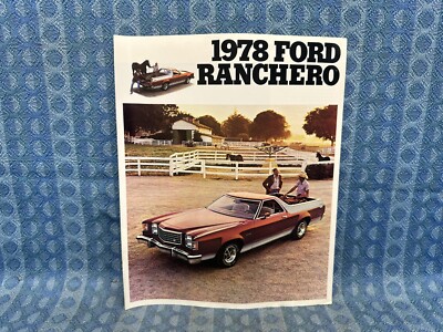 1978 Ford Ranchero Original Sales Brochure | eBay