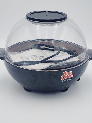 West Bend Vintage Stir Crazy Popcorn Popper 6 Quart 82306 With Manual ...