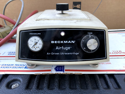 Beckman Coulter Airfuge 350624 Air Driven Ultracentrifuge Pressure ...