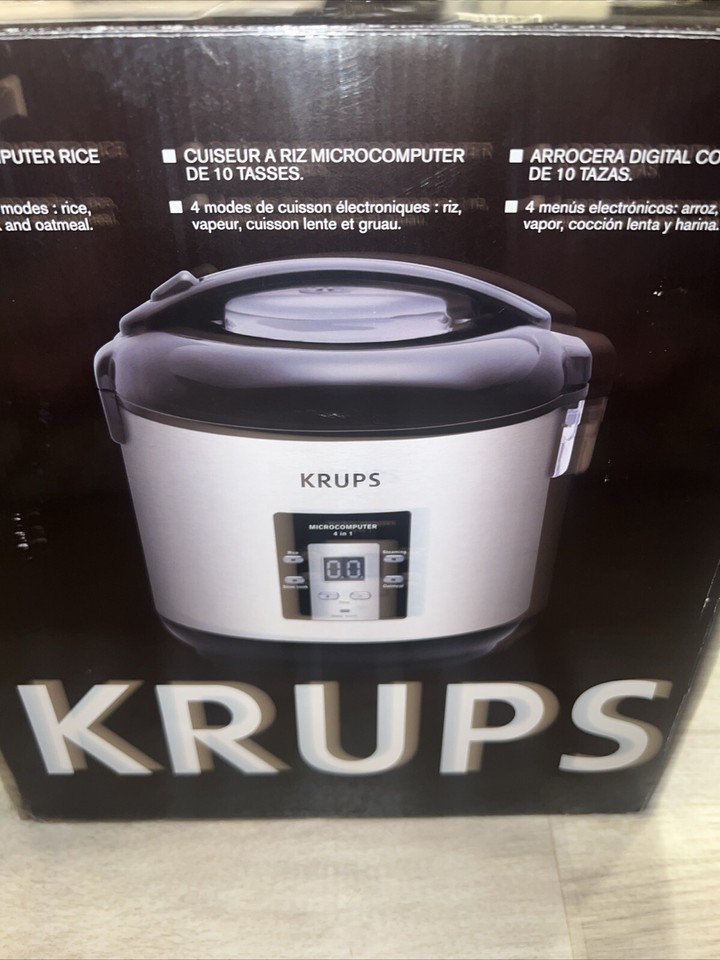 krups microcomputer Rice Slow Cooker Rare Open Box | eBay