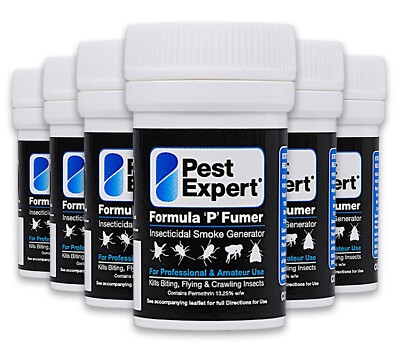 Carpet Moth Killer Bomb Formula 'P' Smoke Insect Bomb 3.5g x 6 ...