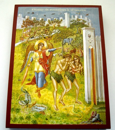 Adam et Eve Expulsion du paradis Eve Icone Icône Icône Icône Icône ...