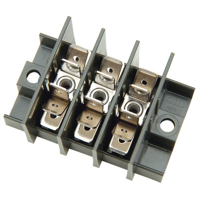 Terminal Blocks Metway Tab Style 6 Way Tag Strip Lucar Fast-On Blade | eBay