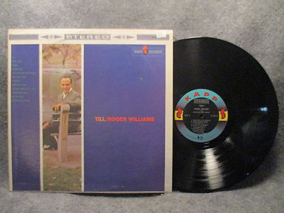 33 RPM LP Record Roger Williams Till Kapp Records Stereo K-1081-S | eBay