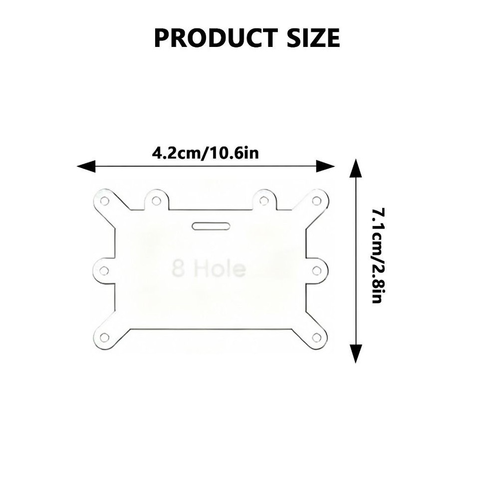 Transparent Badge Holder Horizontal Pin Holder DIY ID Card Holder ...