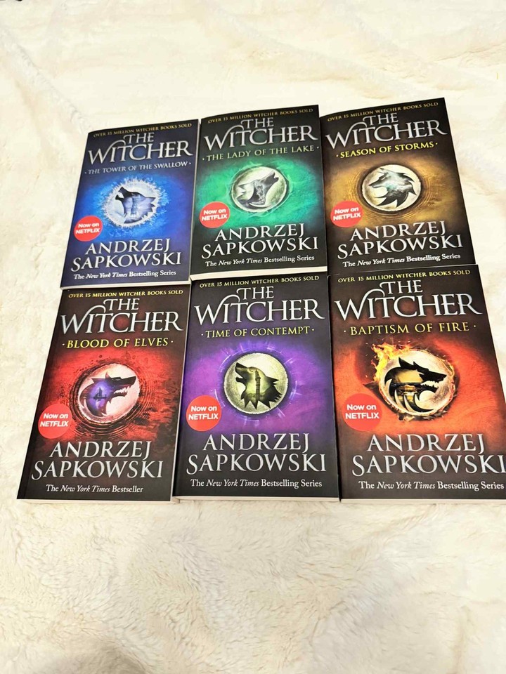 The Witcher 8 Books Boxed Set Collection by Andrzej Sapkowski | eBay UK