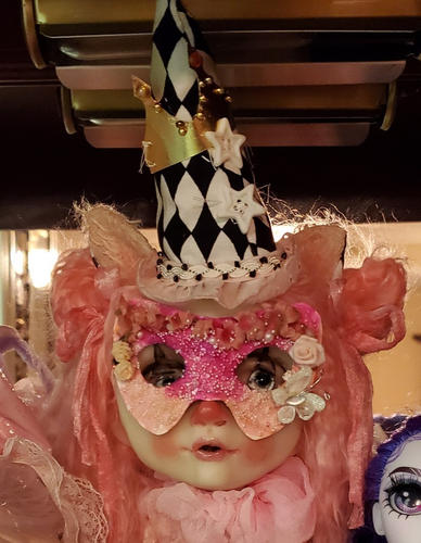 LuLu Lancaster creepy cute one of a kind handmade art doll Pinkysoda ...