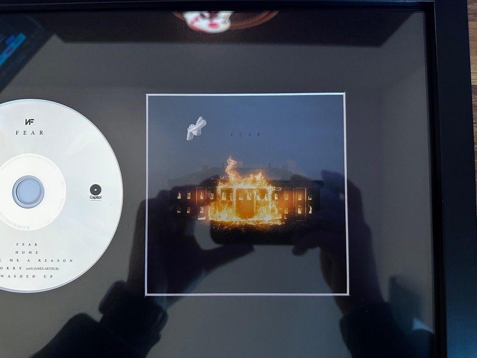 NF FEAR SIGNED CD (SOLD OUT🔥) - Professionally Framed | eBay UK