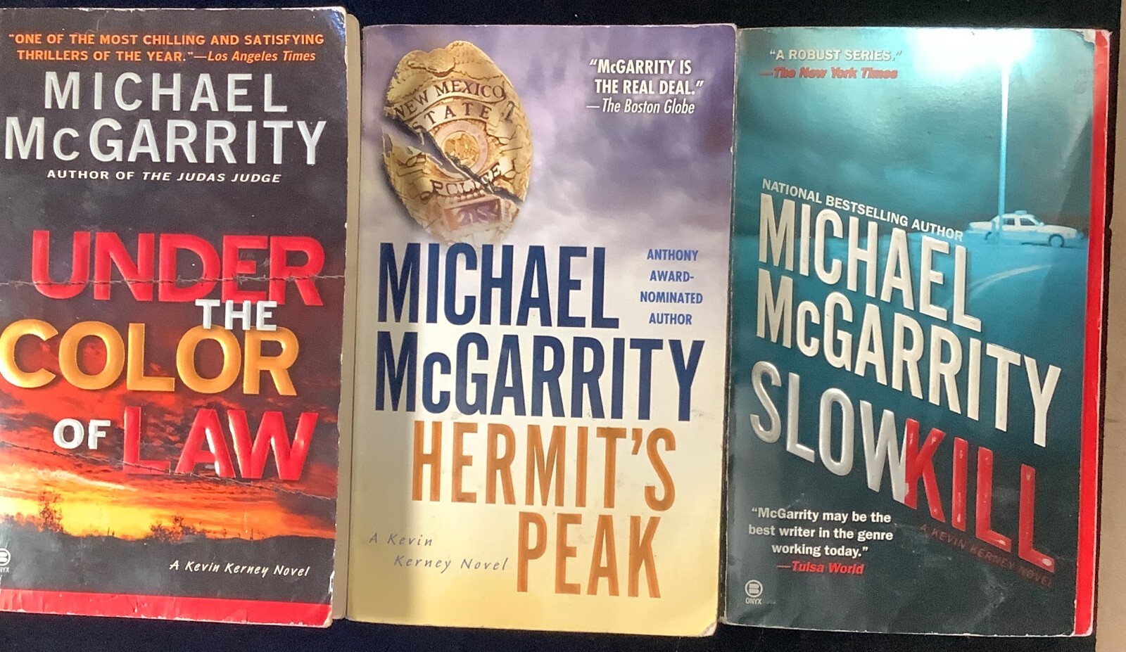 Kevin Kerney Series Bundle Lot of 3 By Michael McGarrity Thriller ...