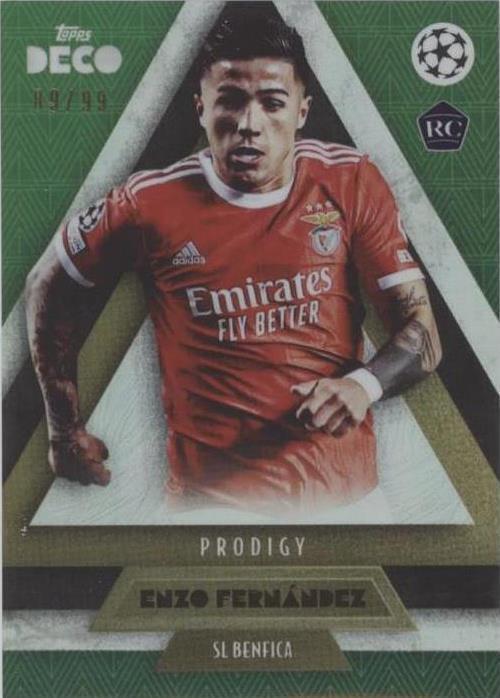 2022-23 Topps Deco UCL - Prodigy Enzo Fernandez Green /99 (RC) for sale ...