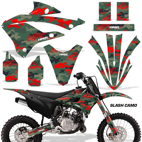 Dirt Bike Decal Graphics Kit Sticker For Kawasaki KX85 & KX112- 22 -Up ...