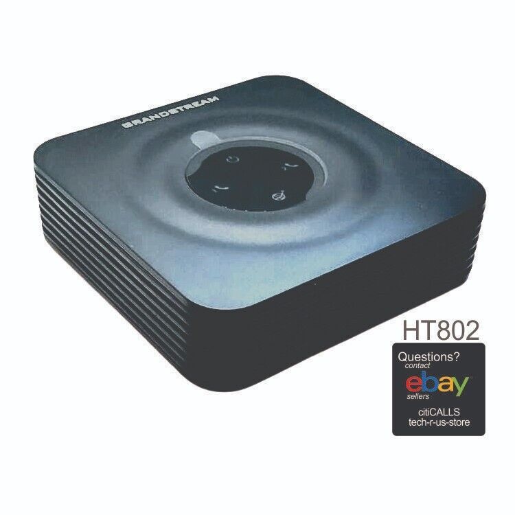 Grandstream GS-HT802 2-port FXS Analog Telephone Adapter 2 SIP Profiles ...