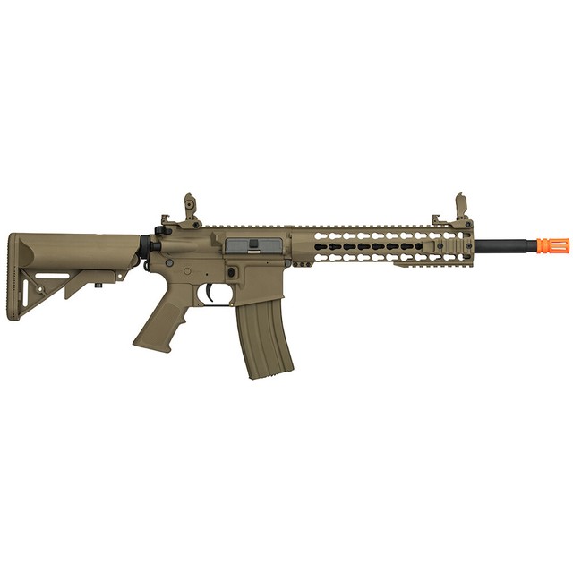 Lancer Tactical Gen 2 10" Keymod M4 350 FPS AEG Electric Airsoft Rifle ...