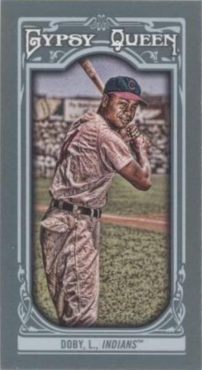 2013 Topps Gypsy Queen - Larry Doby #81 Mini Batting Pose; Sideways ...