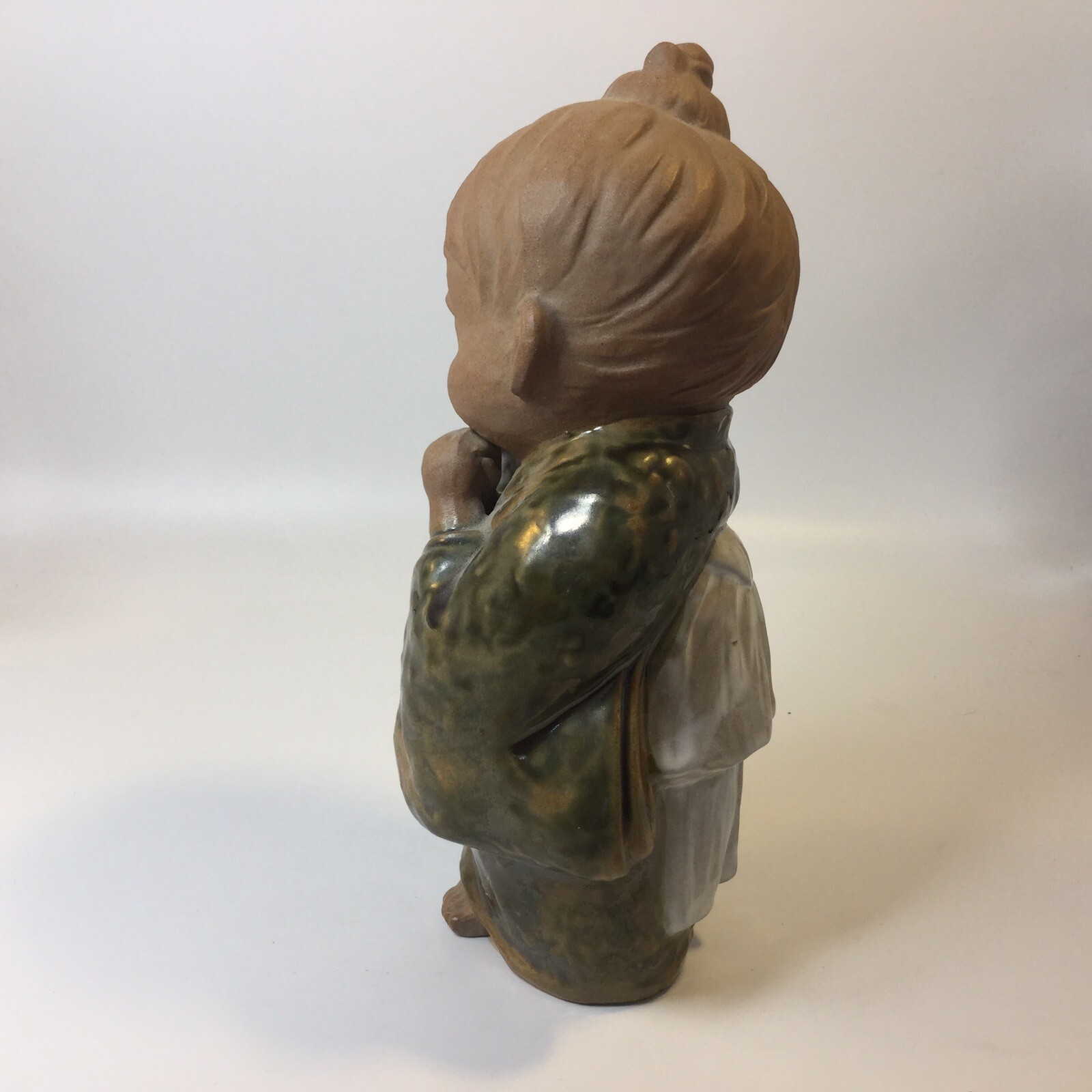 Vtg Toyo Japan Figurine Little Girl in Green Kimono with Bird | eBay UK