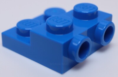 Lego 15x Blue Plate Modified 2 x 2 x 2/3 with 2 Studs on Side | eBay