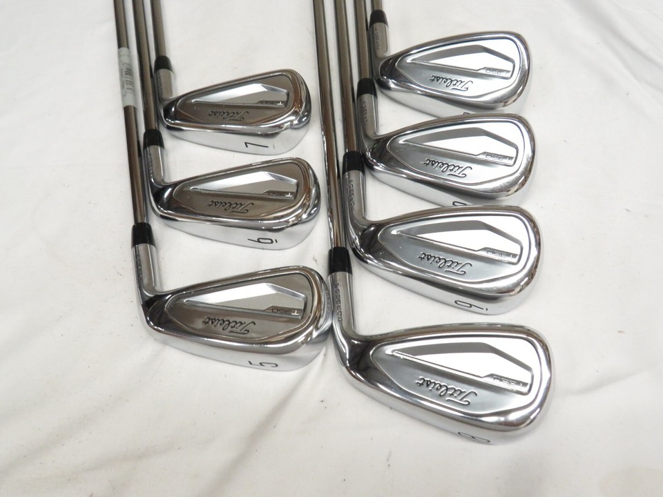 Used Titleist T350 Iron Set 5-PW+48* TT AMT Red R300 Regular Flex Steel ...