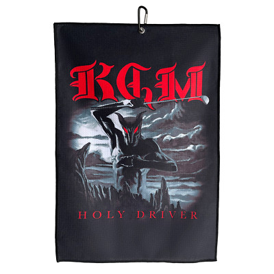 Keep Golf Metal Holy Driver Golf Towel 16x24 Heavy Holy Diver AMPLIFIED ...