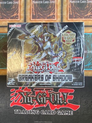 Yugioh Breakers of Shadow 1st Edition Booster Box Factory Sealed Brand ...