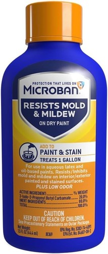 Resistant Mold and Mildew Paint & Stain Additive 1.5 Fl. Oz- FREE ...