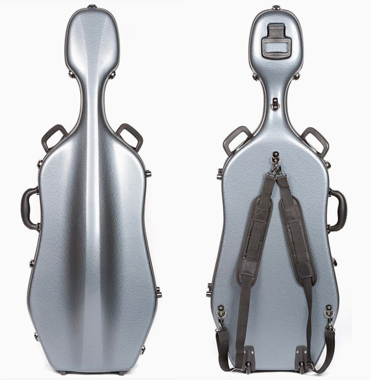 NEW EASTMAN CL-18P FIBERGLASS CELLO HARD CASE, 4/4 SIZE ,CHOOSE COLOR ...