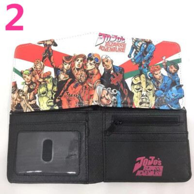 Anime JoJo's Bizarre Adventure Leather Wallet Purse Cosplay Gift 2 | eBay