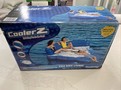 Bestway CoolerZ Tropical Breeze 6 Person Floating Island - Blue for ...