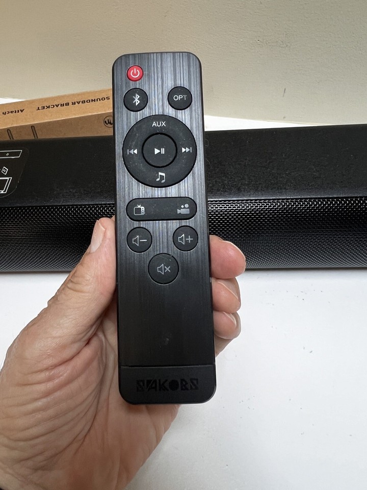 SAKOBS 3D TV 16” Sound Bar 30W Drivers Remote, AC Adapter, Mounting ...