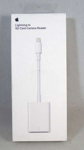 Apple Lightning to SD Card Camera Reader - MJYT2AM/A 888462314473| eBay