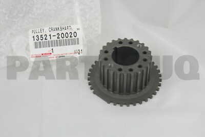 1352167020 Genuine Toyota GEAR OR SPROCKET CRANKSHAFT TIMING 13521 ...