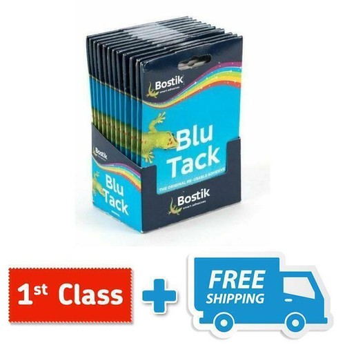 Bostik Blu Tack Original Sticky Re-Usable Adhesive tack - 60g - Multi ...