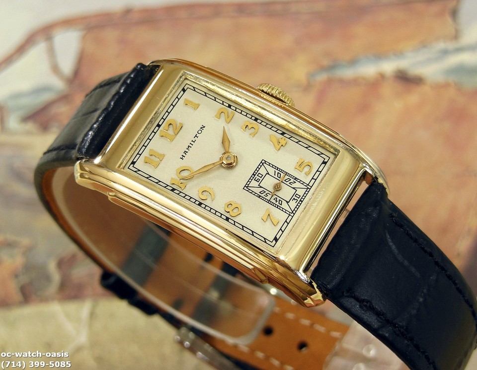 1940 Vintage HAMILTON WHITMAN, Stunning SILVER Dial, Serviced ...