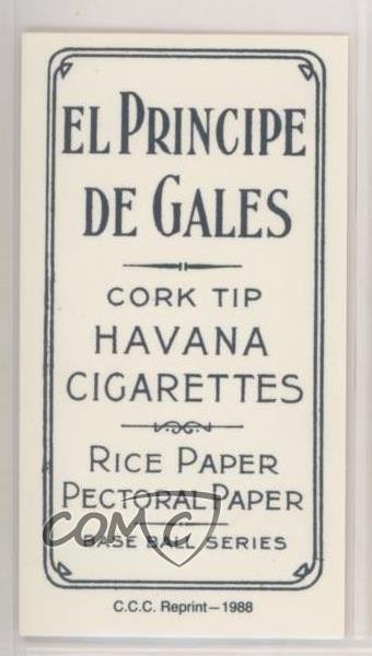 1988 CCC 1909-11 T206 Reprints John McGraw (NY Sweater; Red Background ...