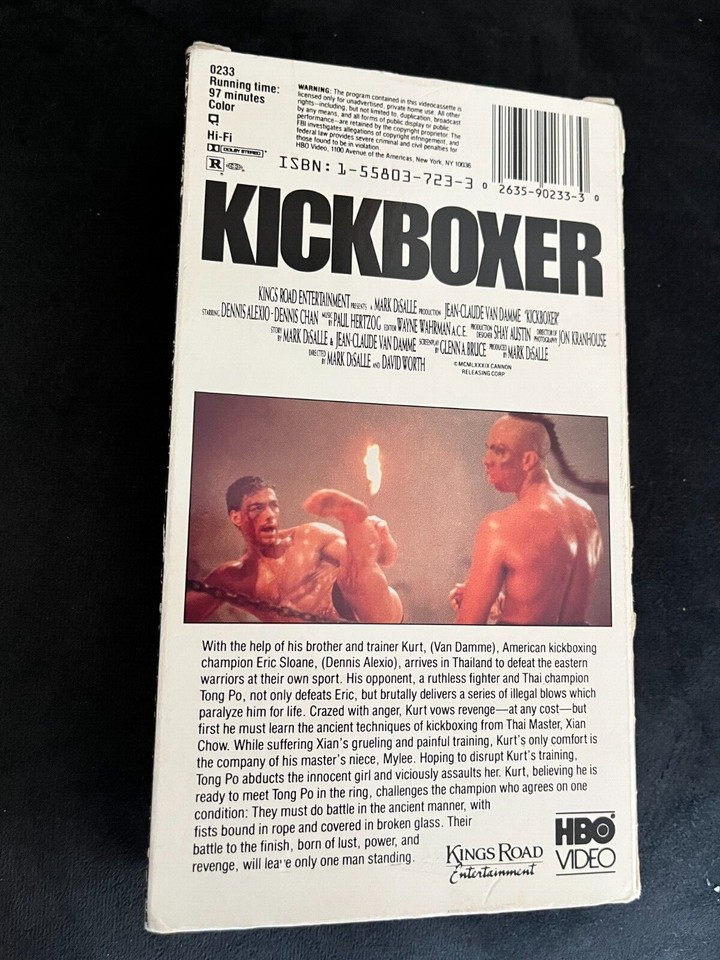 Kickboxer, VHS | eBay
