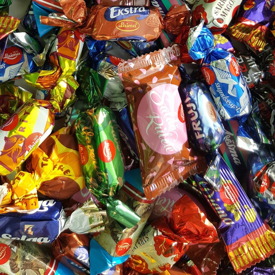 Latvian Laima Chocolate Candy Praline Liqueur Cream Nuts Assortment ...