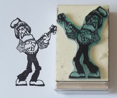Banjo Man rubber stamp by Amazing Arts bluegrass music rocks! | eBay