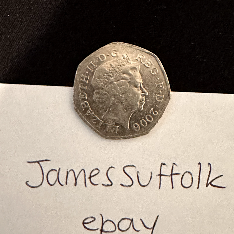 Extremely Rare 2006 Victoria Cross 50p Coin - Commemorative VC Fifty ...