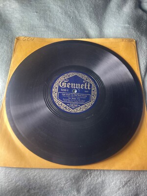 GENNETT Record 78 rpm 5246 LAST NIGHT ON THE BACK PORCH / STRUTTIN JIM ...