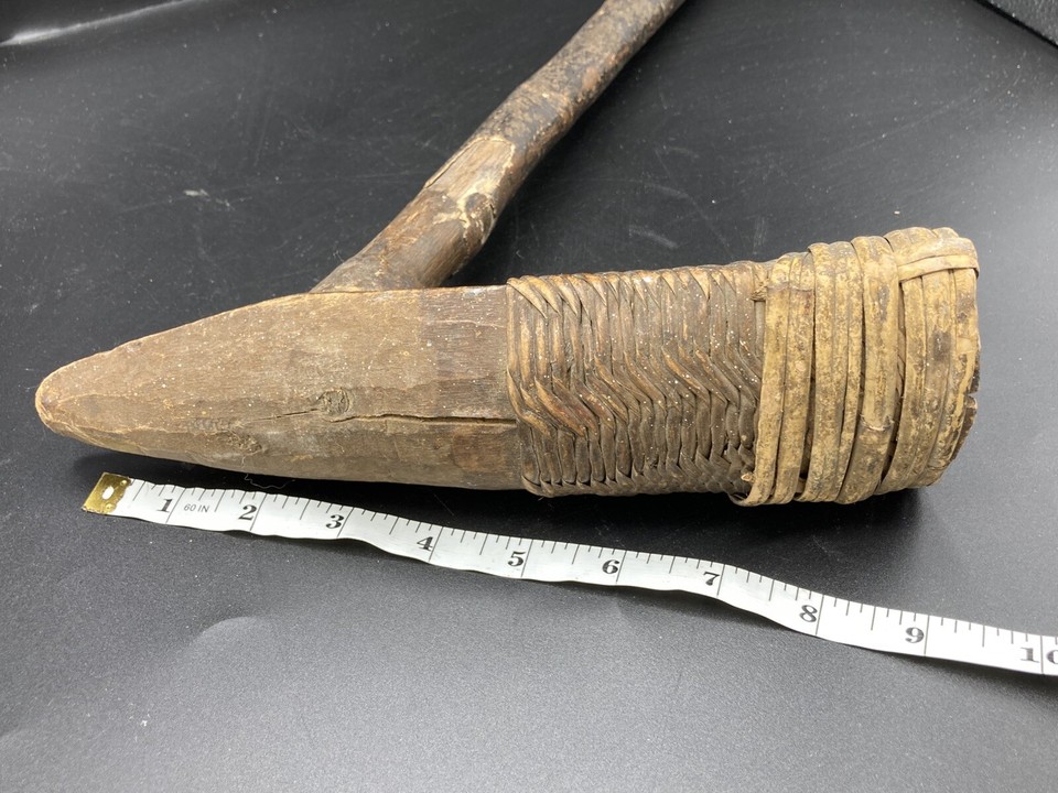 Unbelievably Rare Antique Native American Wooden Adze Artifact | eBay